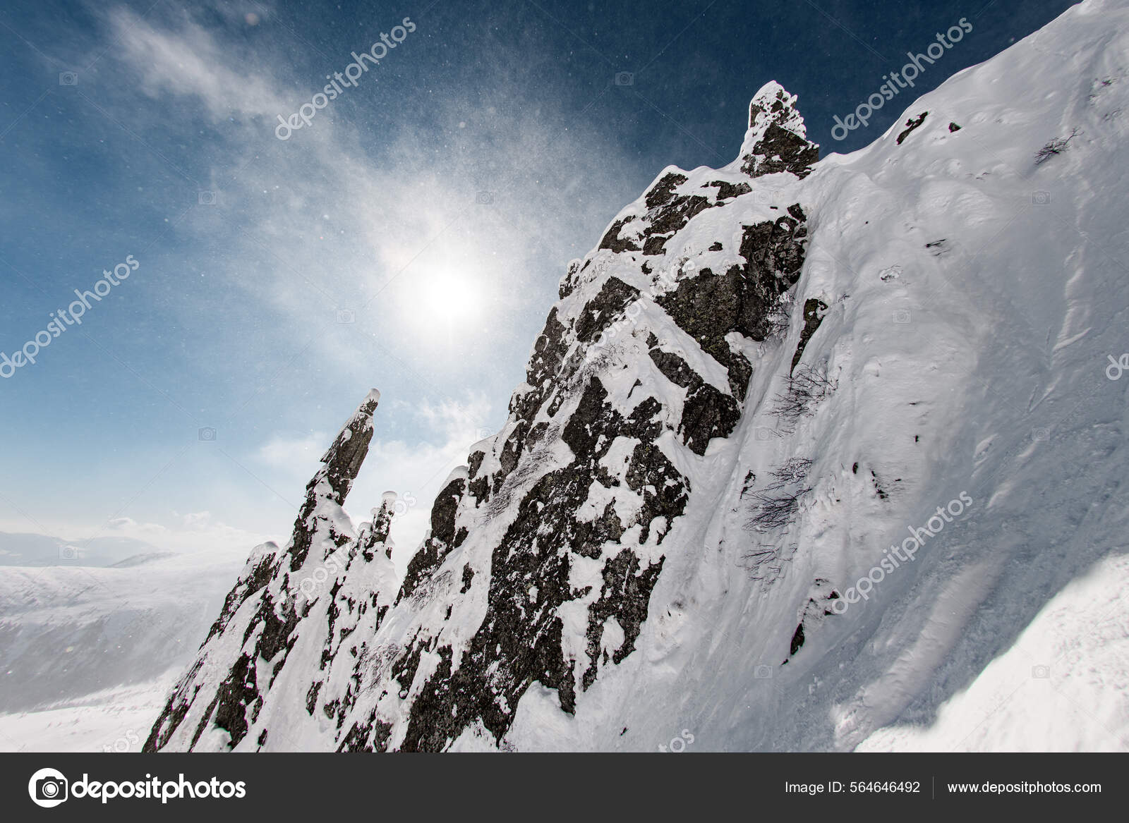 Snowy Mountain Ledge