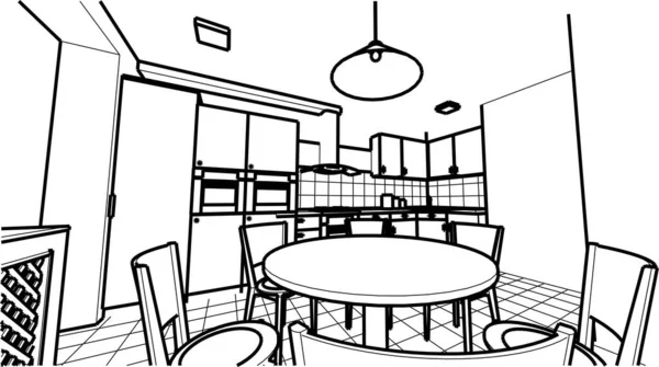 Dining Room Drawing