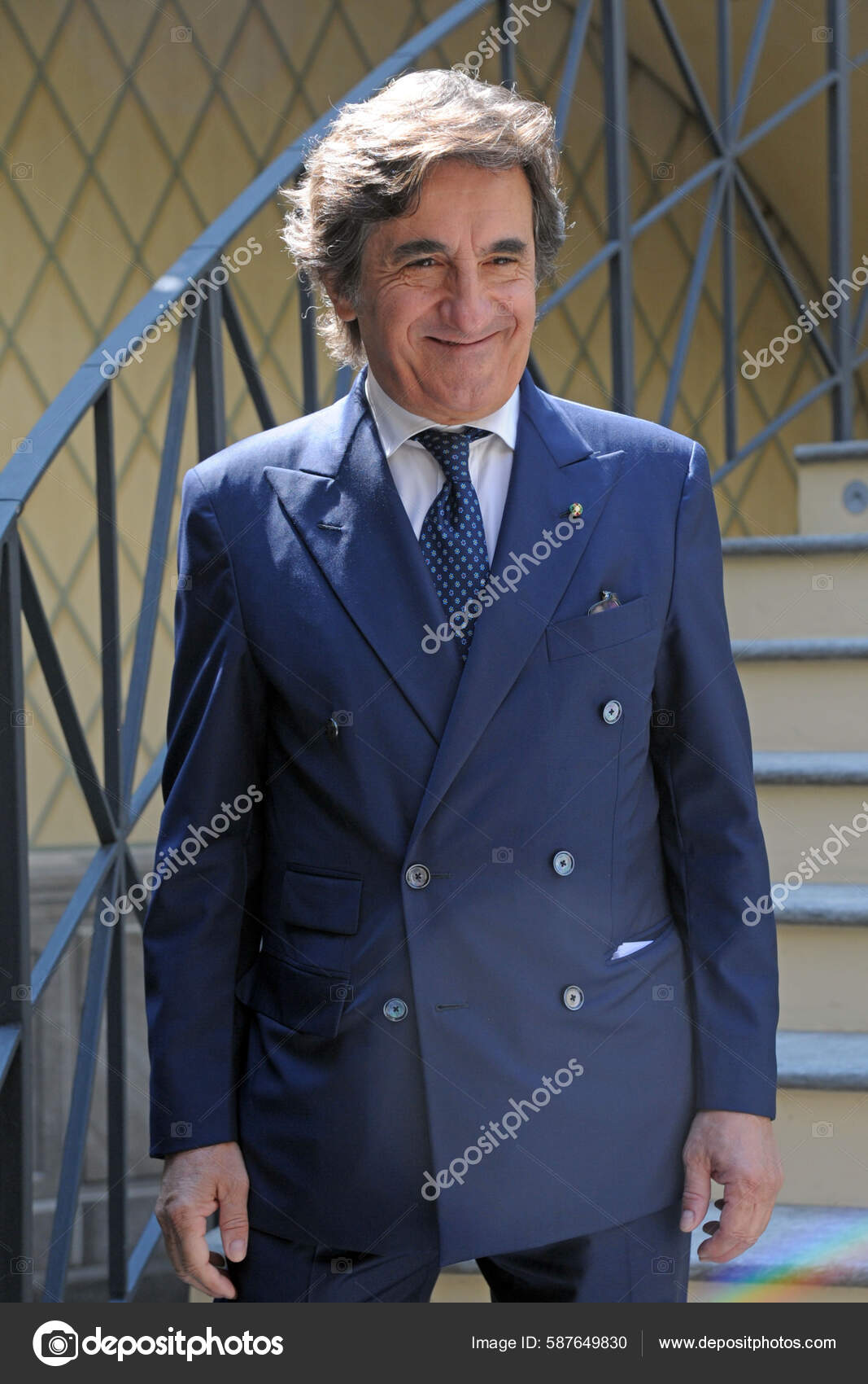 Milan Urbano Cairo Presentation La7 Palimpsests Urbano Cairo — Stock ...