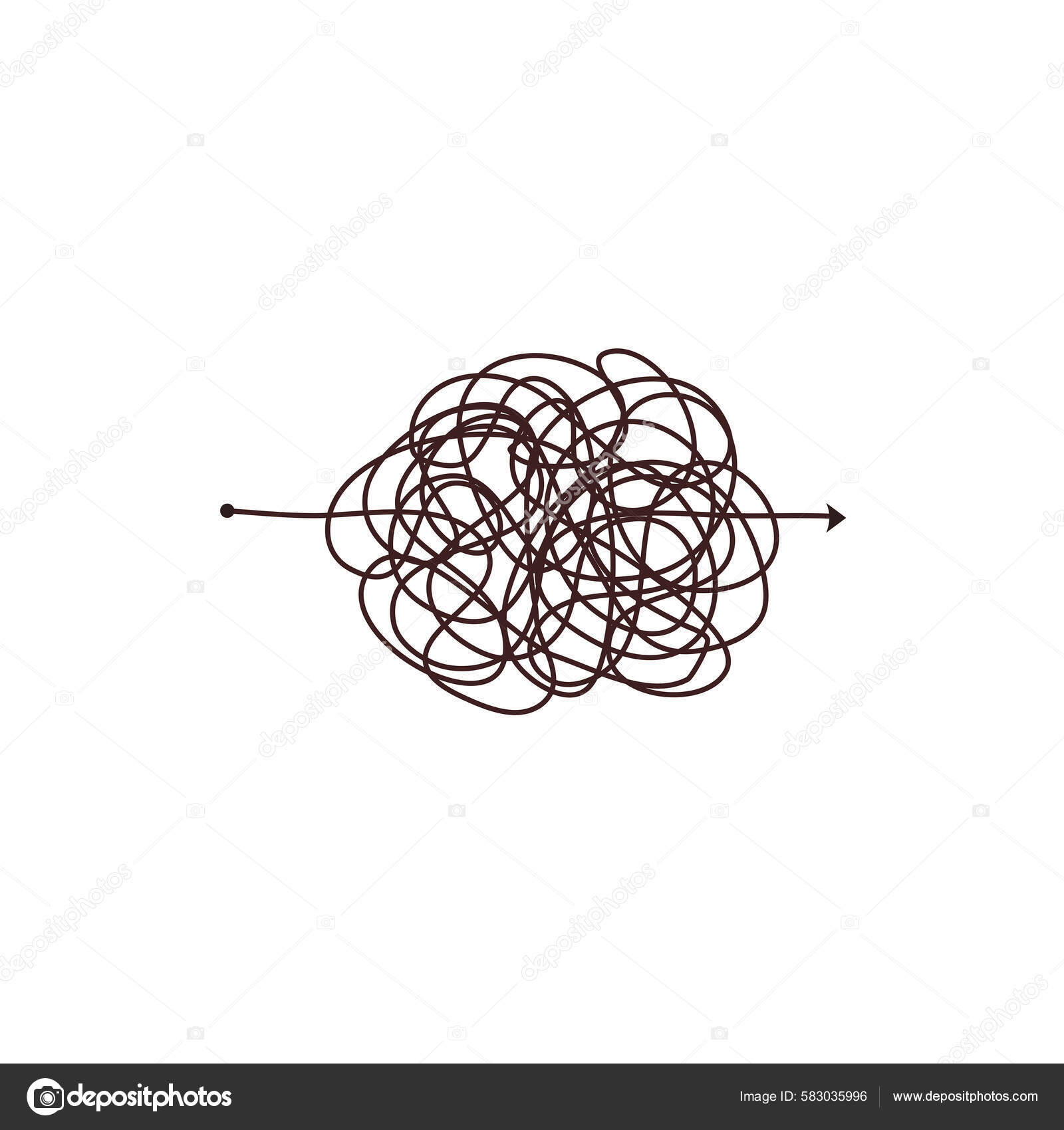 Simple Line Complex Easy Way Scribble Doodle Chaos Mindset Problem ...