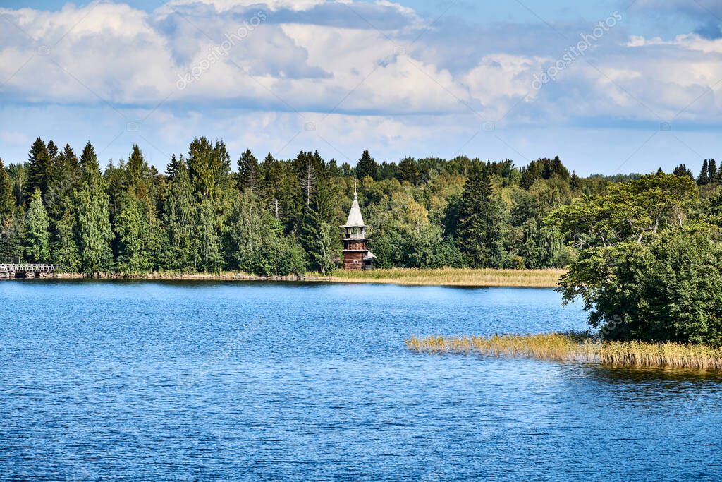 Rusia. Lago Onega. B.Klimetsky Island. Capilla del Icono de la Madre de ...