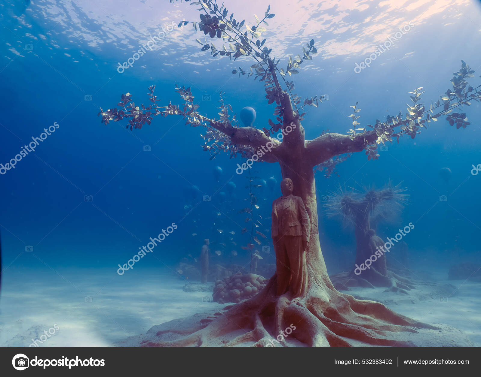 Musan Museum Underwater Sculpture Ayia Napa Cyprus – Stock Editorial ...