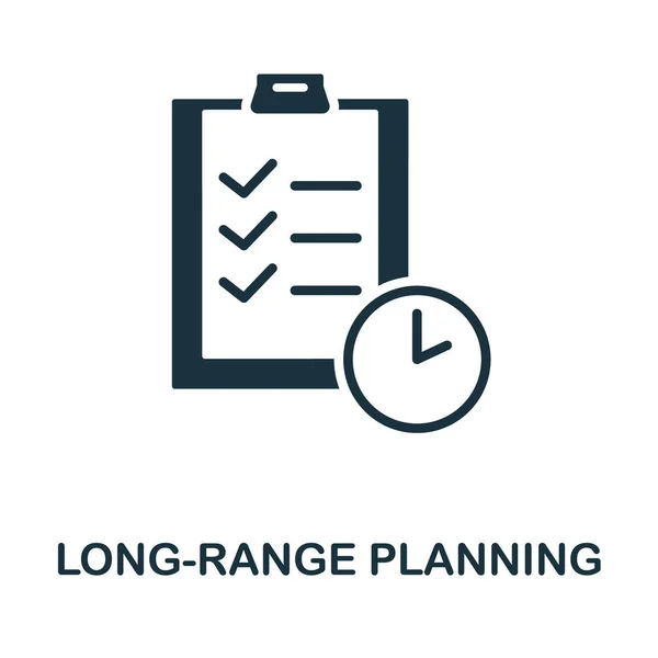 Roadmap Planning icon. Monochrome sign from production management ...