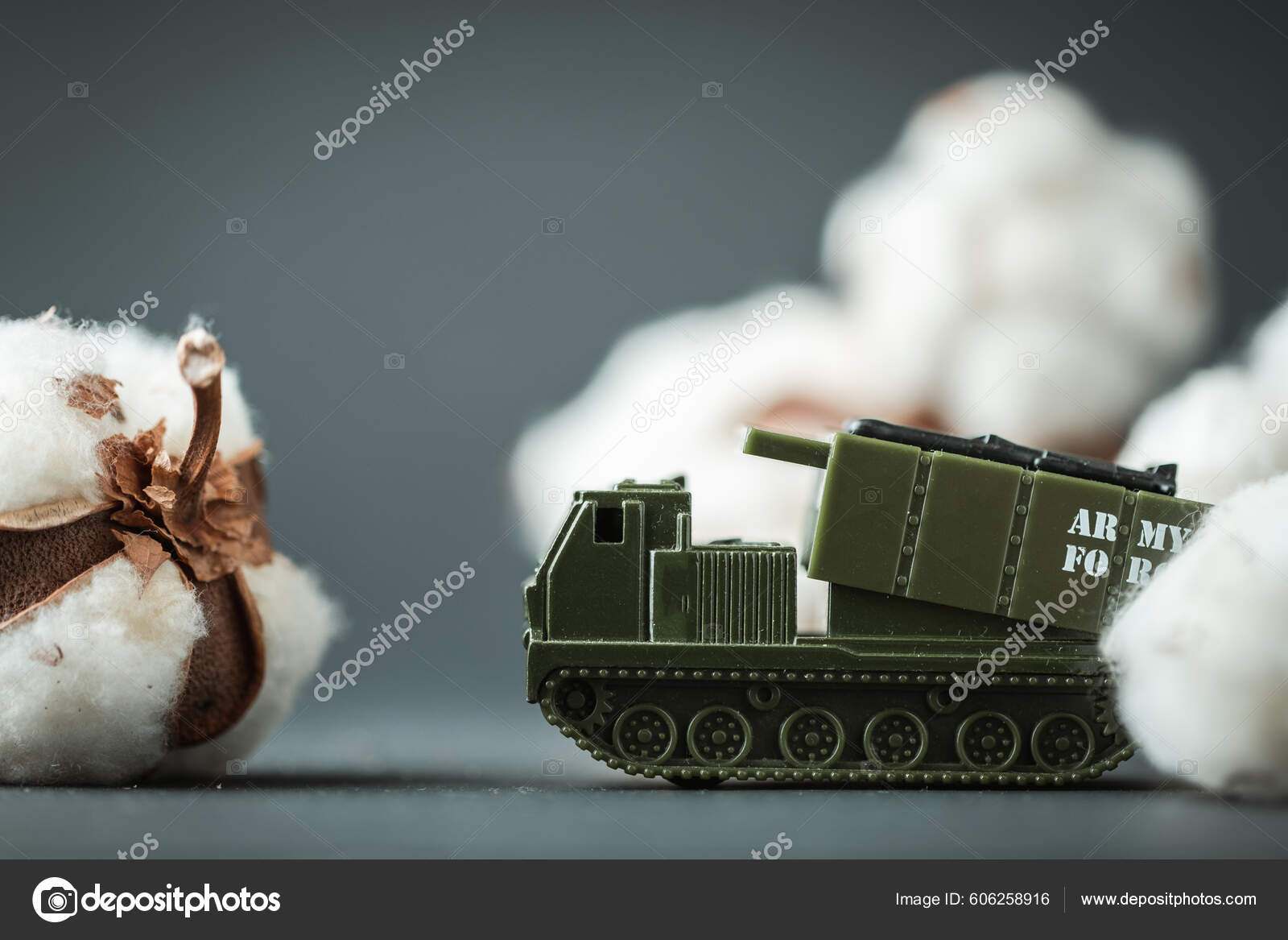 Model Toy Multiple Launch Rocket System Mlrs Firing Cotton Flowers ...