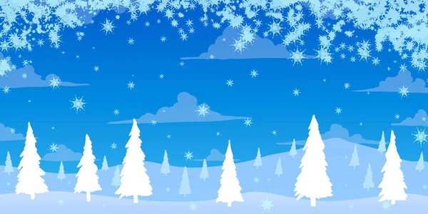 100,000 Paisaje nevado Vector Images | Depositphotos