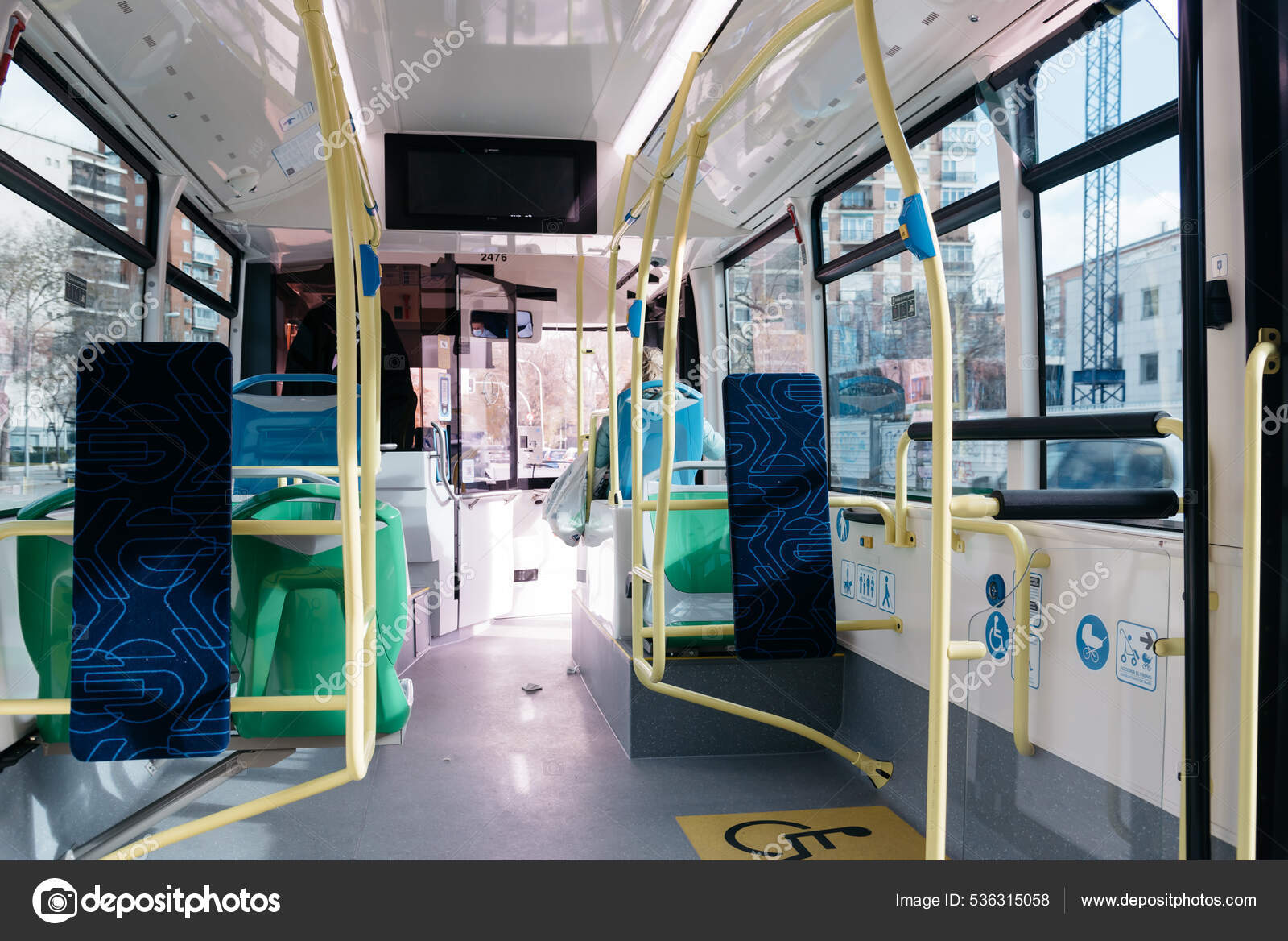 Futuristic Bus Interior