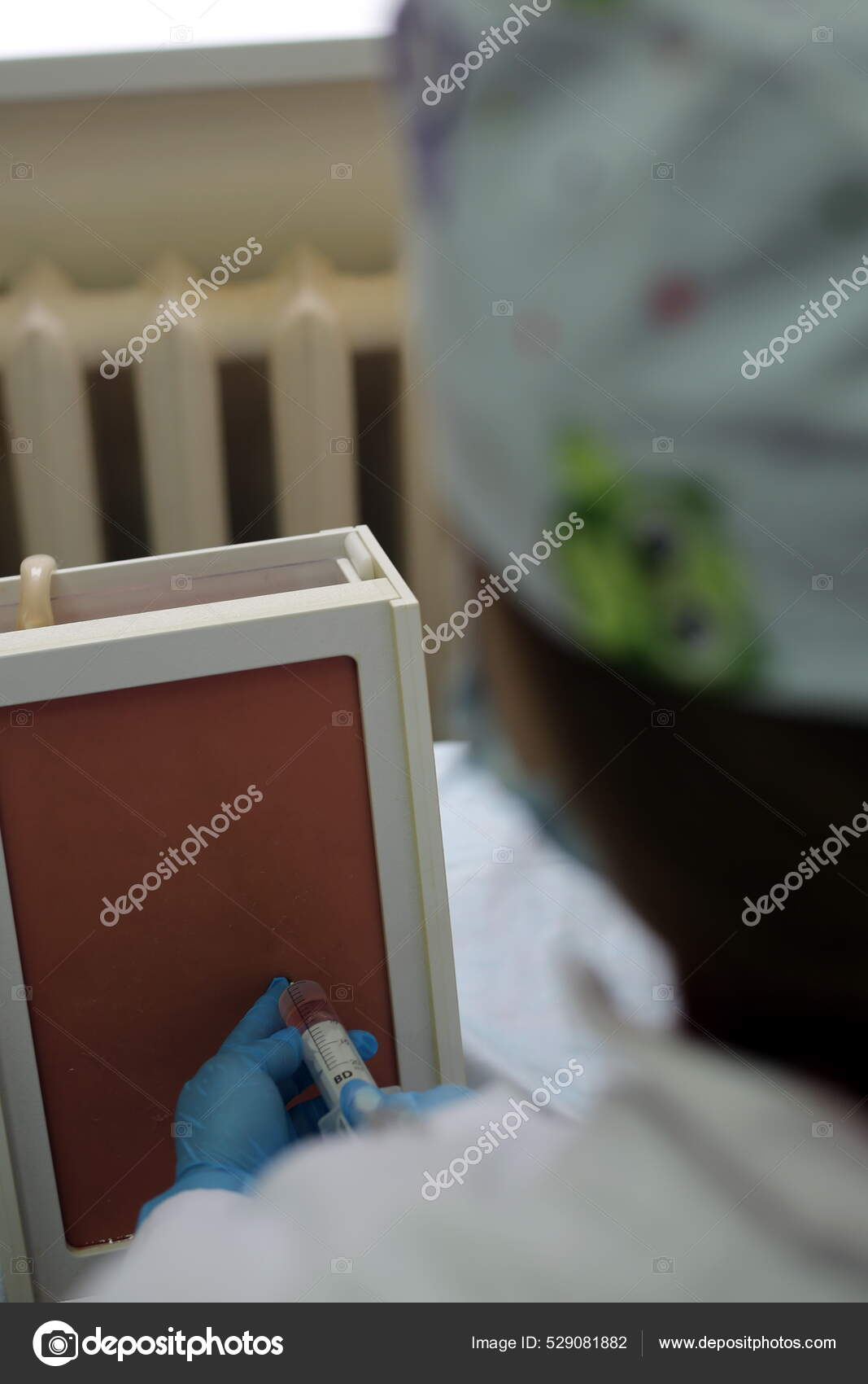 Pleural Puncture Thoracocentesis Urgent Manipulation Stock Photo by ...