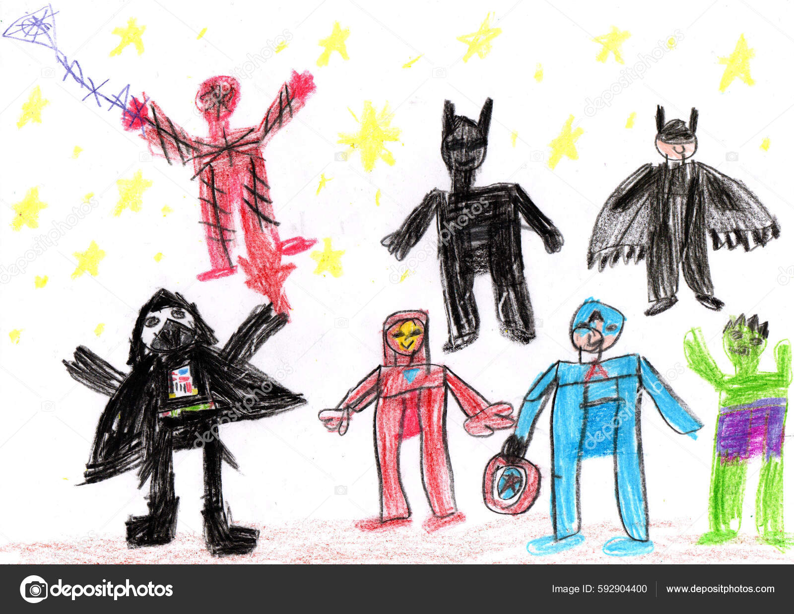 Superhero Drawings For Kids