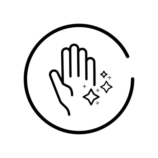 Vektor Ilustrasi Set Dari Kontur Linear Ikon Cuci Tangan Kebersihan ...