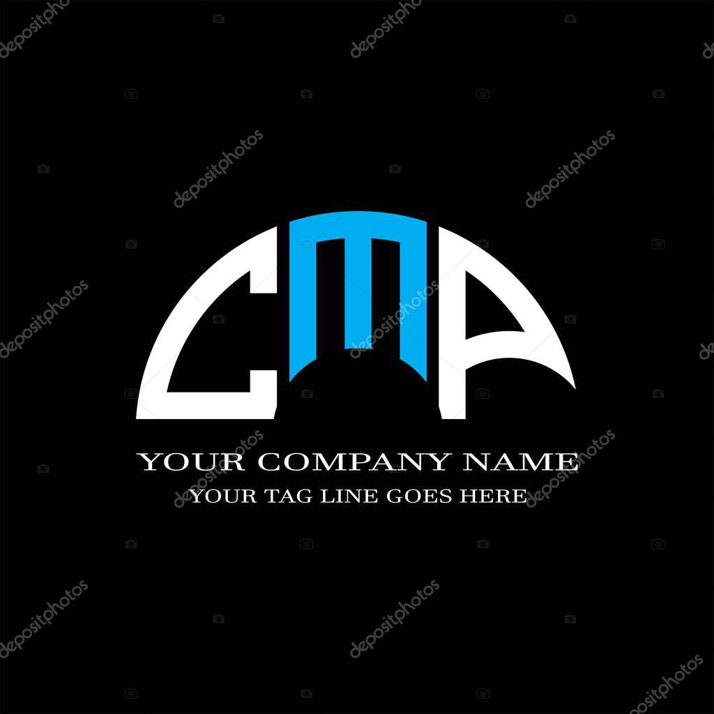 Diseño creativo del logotipo de la letra CMZ con gráfico vectorial 2022