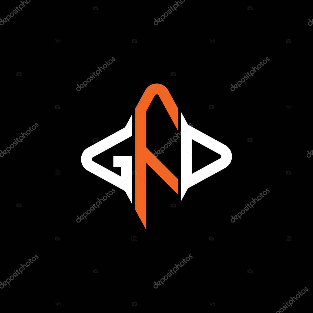 Diseño creativo del logotipo de letra GFD con gráfico vectorial 2023