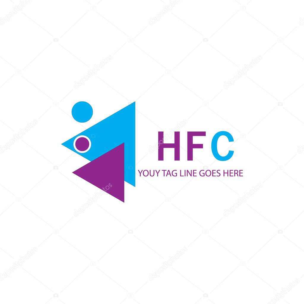 Dise o creativo del logotipo de la letra HFC con gr fico vectorial 2024