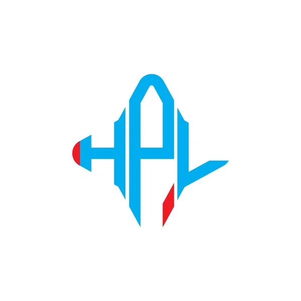 Dise o creativo del logotipo de la letra HPL con gr fico vectorial 2024