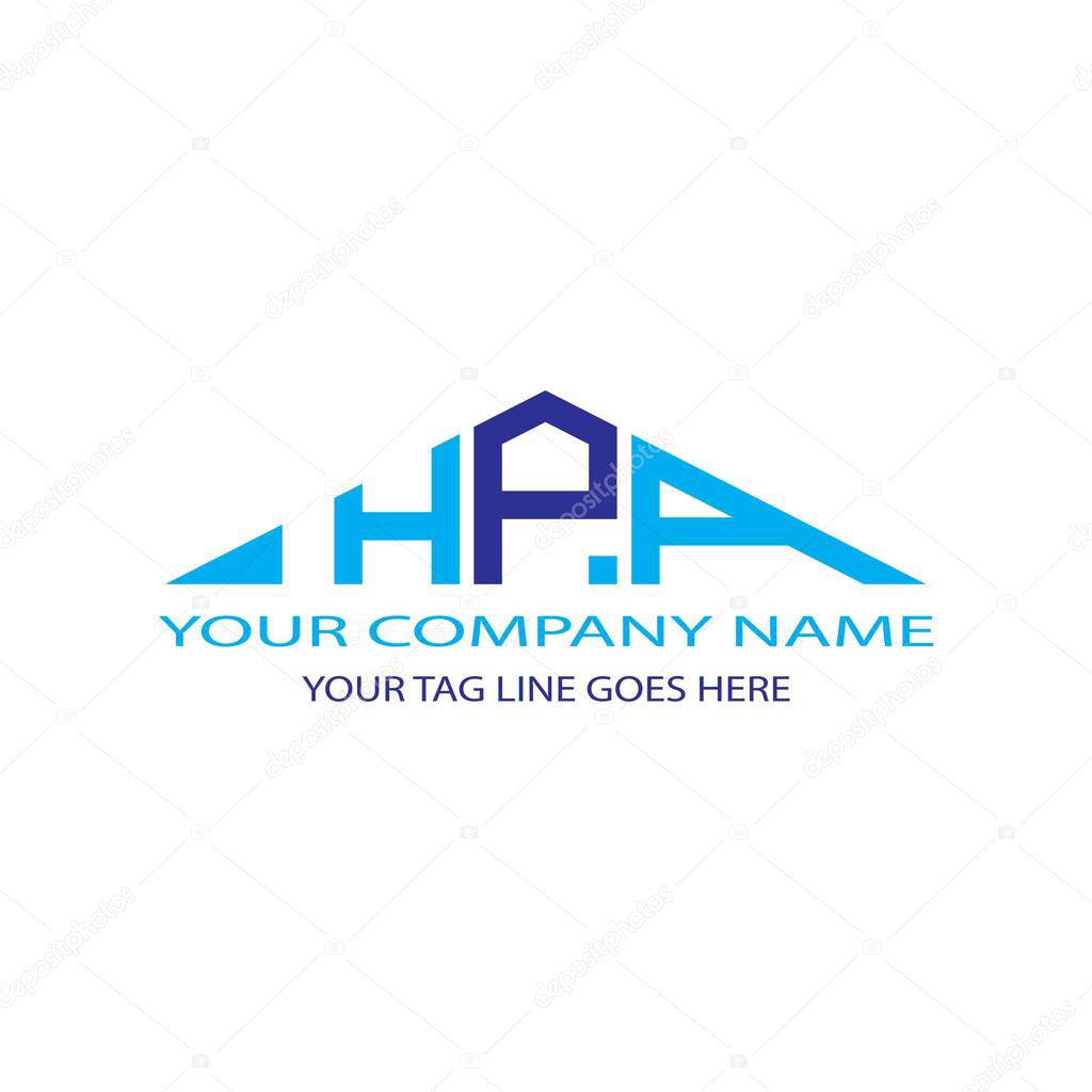 Dise o creativo del logotipo de la letra HPA con gr fico vectorial 2024