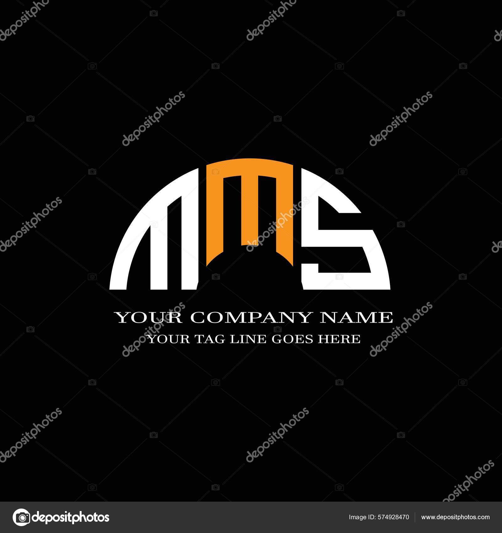 Mms Letter Logo Creative Design Vector Graphic Stock Vector Image by ...