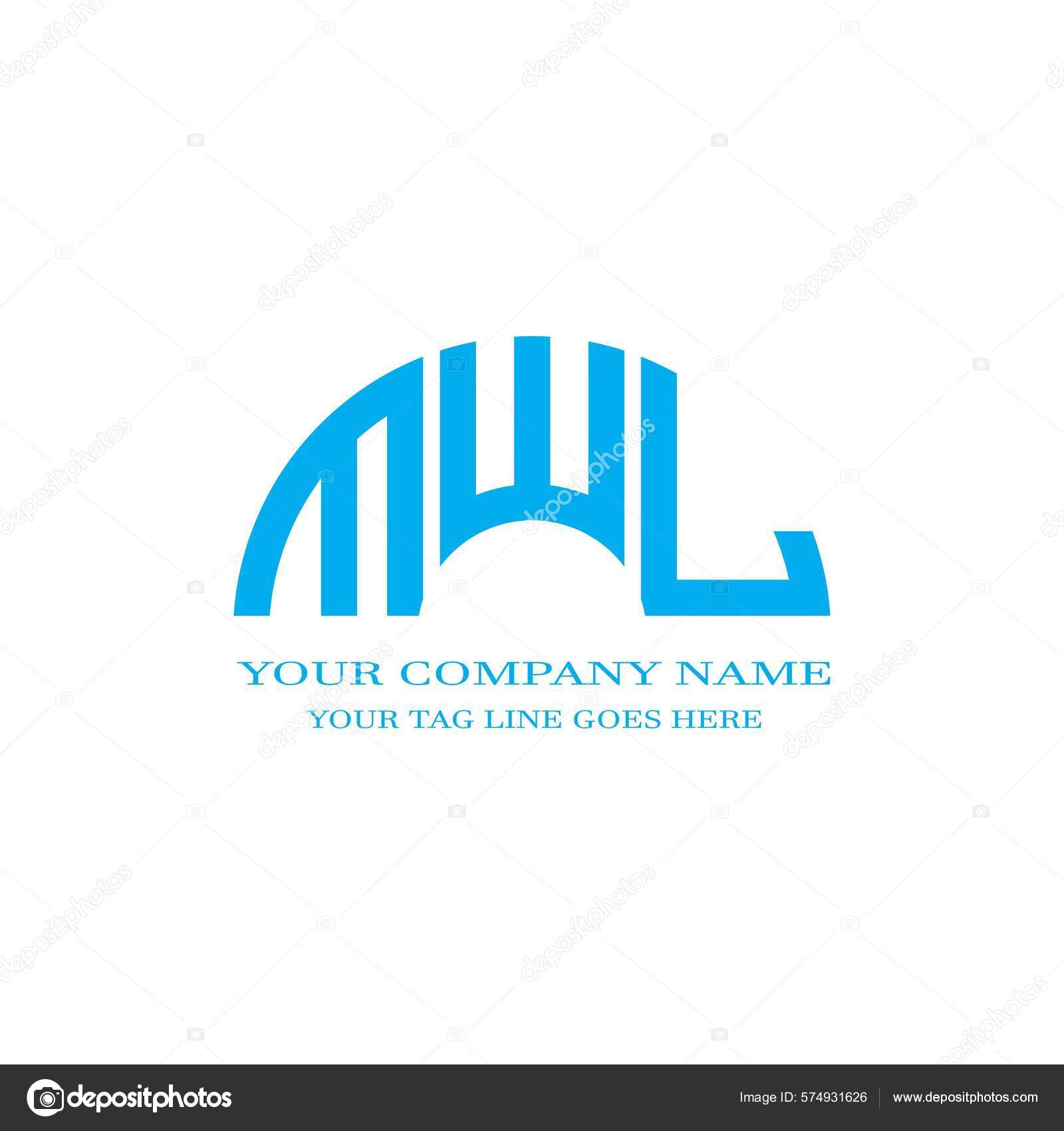 Mwl Letter Logo Creative Design Vector Graphic Stock Vector Image by ...