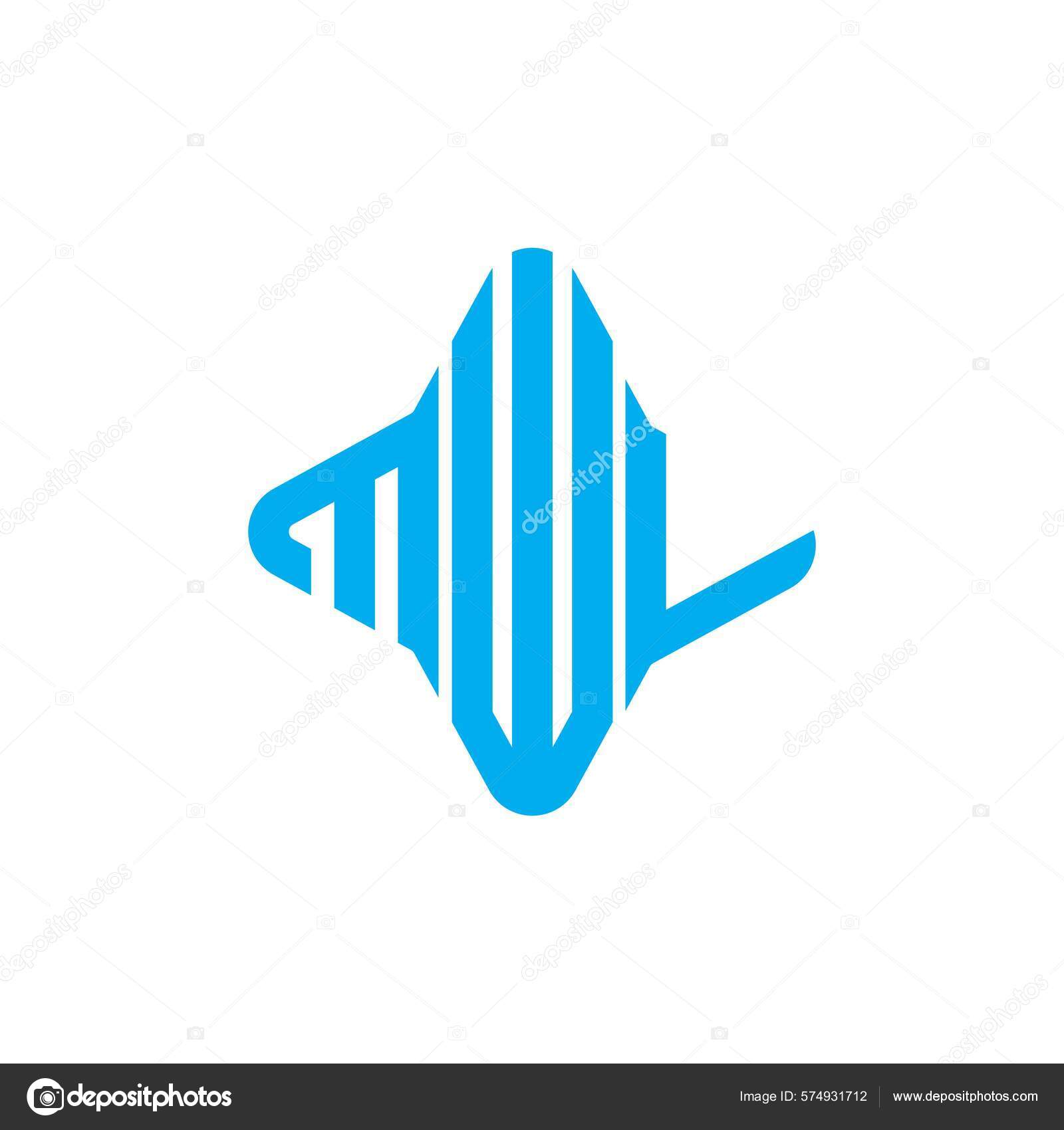 Mwv Letter Logo Creative Design Vector Graphic Stock Vector Image by ...