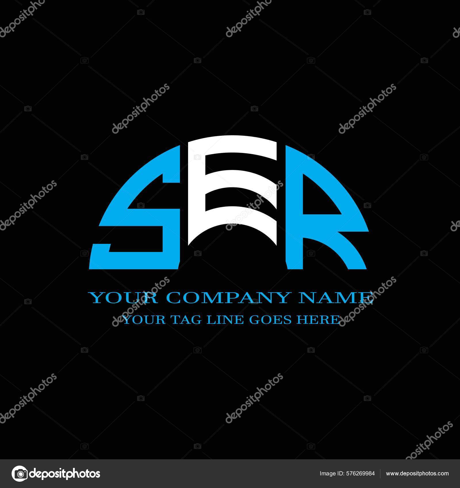 Ser Letter Logo Creative Design Vector Graphic Stock Vector Image by ...