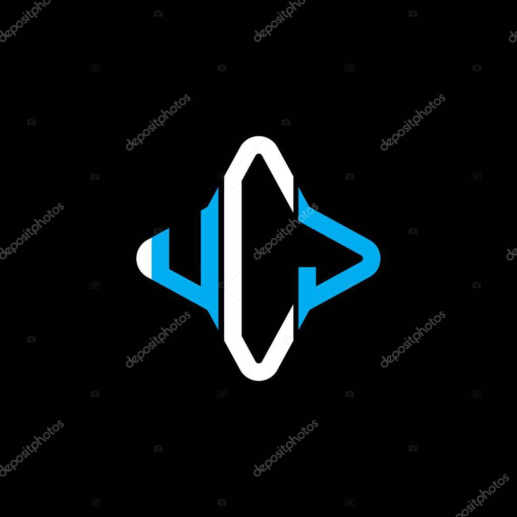 Dise o creativo del logotipo de la letra UCJ con gr fico vectorial 2024