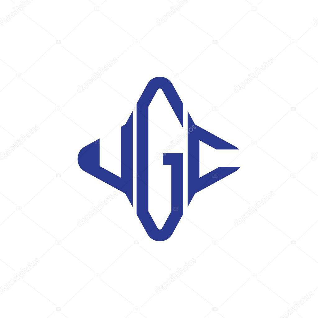 Dise o creativo del logotipo de la letra UGC con gr fico vectorial 2024
