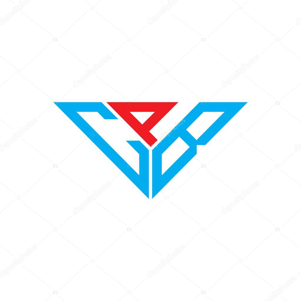 Diseño creativo del logotipo de la letra CPB con gráfico vectorial ...