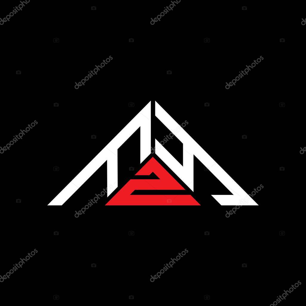 Diseño creativo del logotipo de la letra FZY con gráfico vectorial ...