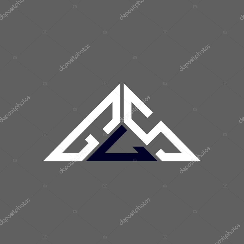 Diseño creativo del logotipo de la letra GLS con gráfico vectorial ...
