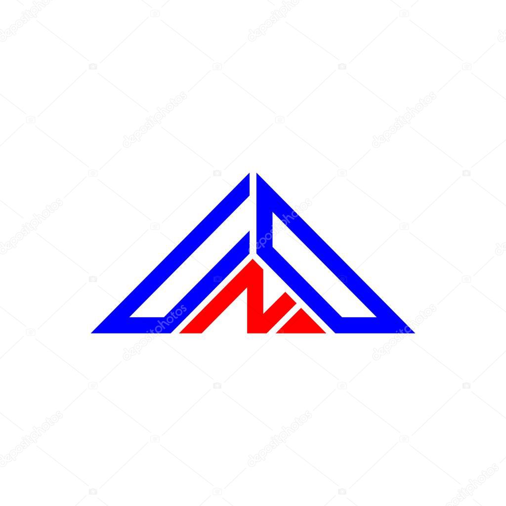 Dise o creativo del logotipo de la letra de UND con gr fico vectorial ...