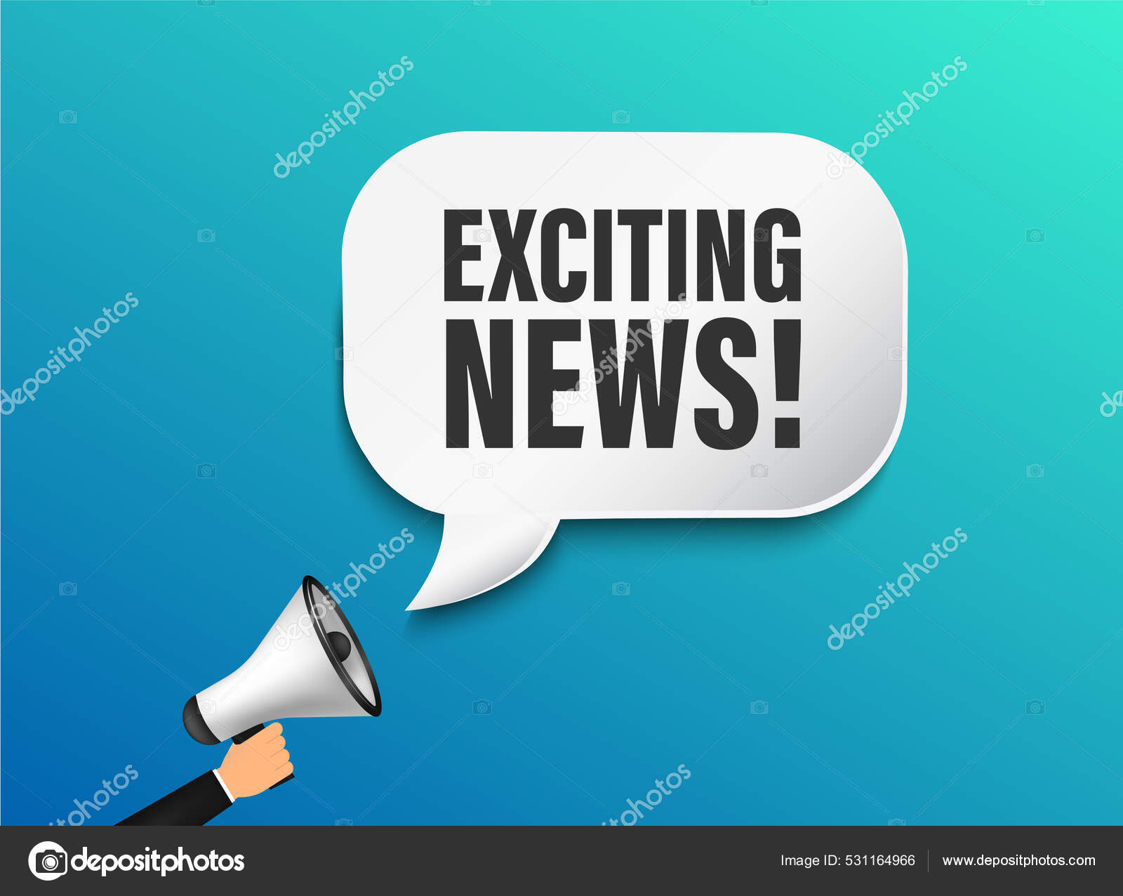 Exciting News Clip Art