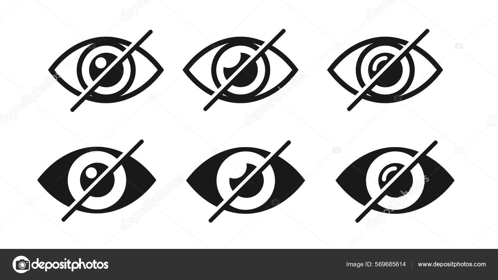 Eye Sensitive Content Sign Nappropriate Content Censored View Icon ...