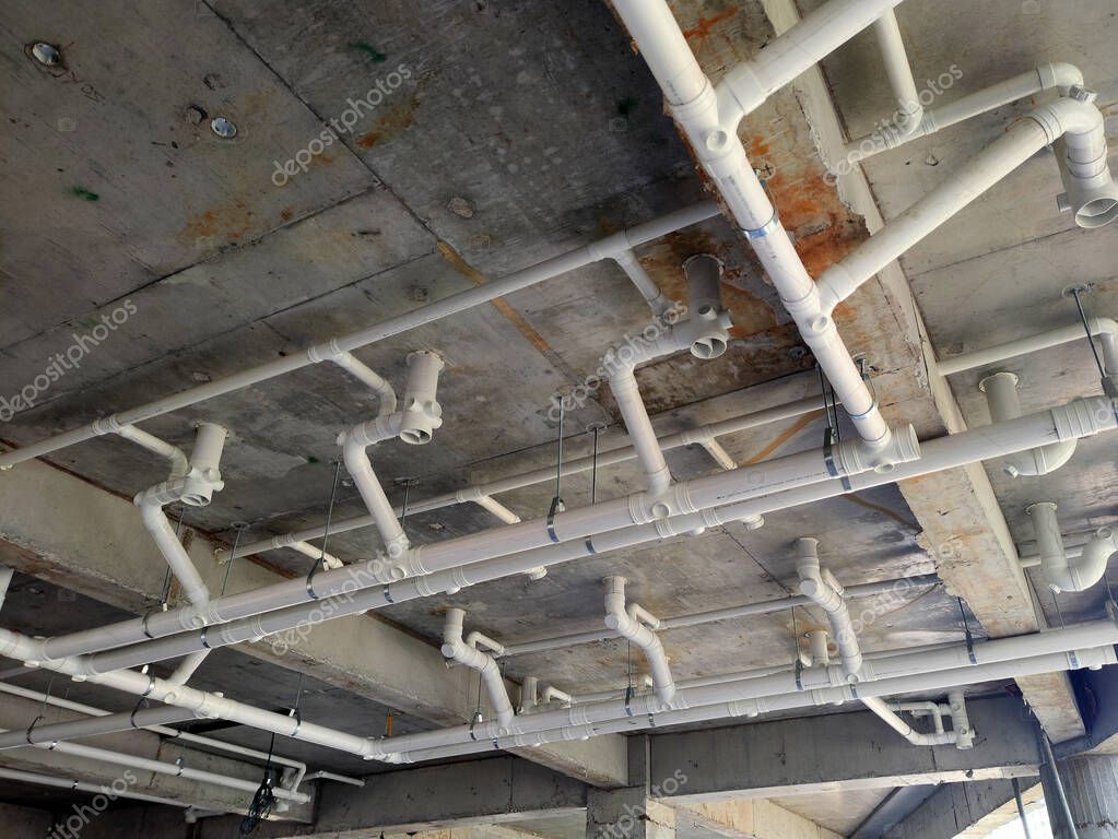 PENANG, MALASIA - 5 DE ENERO DE 2021: Las tuberías de alcantarillado ...