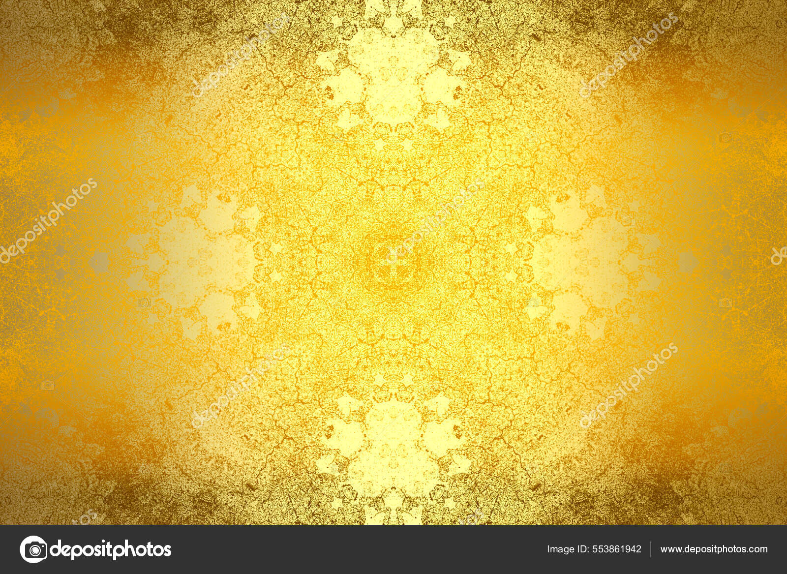 Golden Abstract Decorative Paper Texture Background Artwork ...
