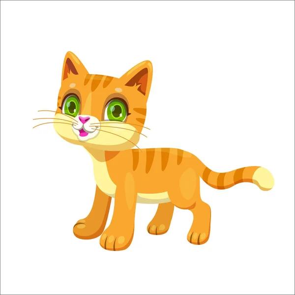 Cute cartoon red cat Stock Vector Image by ©lilu330 #122163482