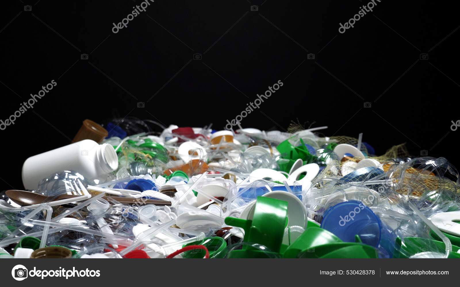 Single Use Plastic Garbage One Household Bring Awareness Pollution ...