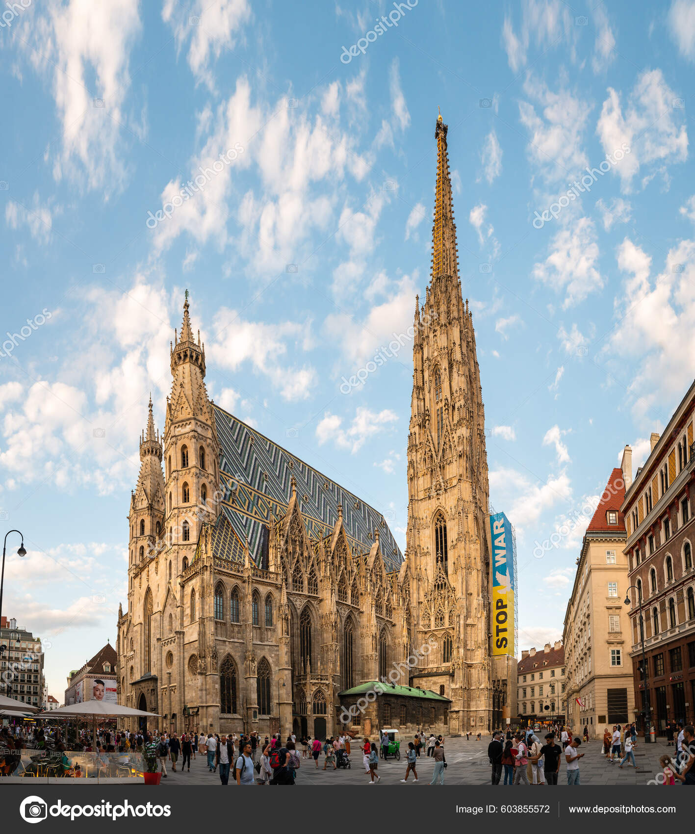 Vienna Austria August 2022 Stephansdom Vienna's Cathedral Rising Vienna ...