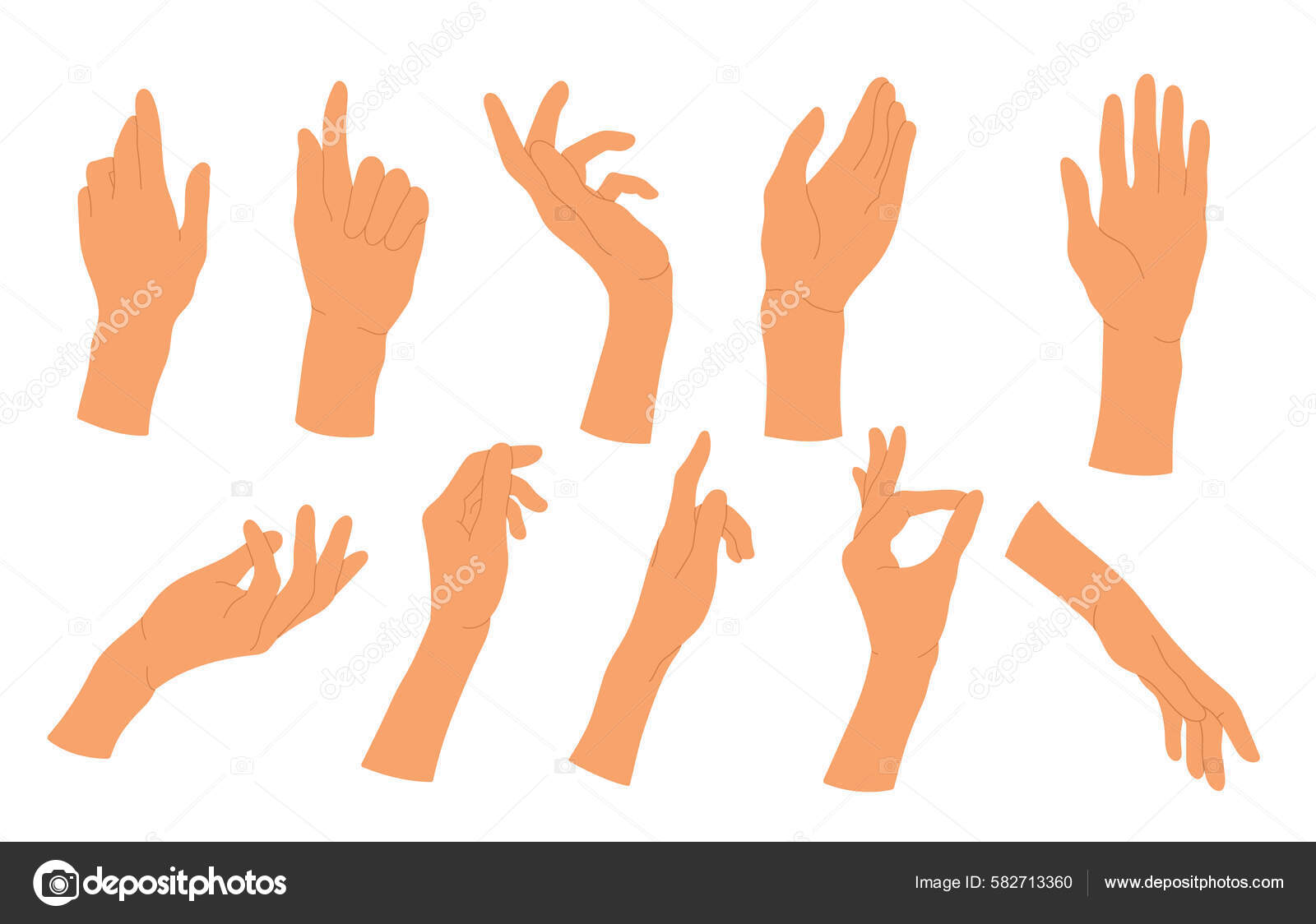 Poses De Manos Femeninas