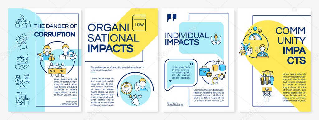 Corruption infographic Vector Art Stock Images | Depositphotos