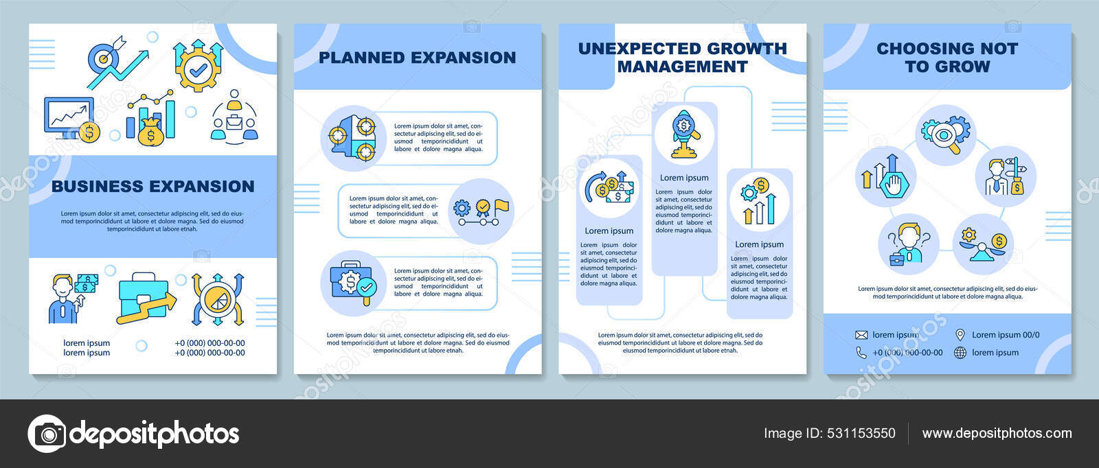 Business Expansion Brochure Template Company Financial Development ...