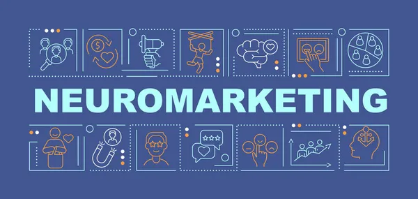 Neuromarketing Concept Icons Set Neuroscience Psychology Sensory ...