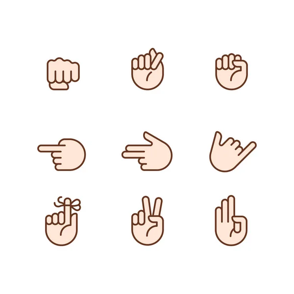 Teen hand signals Stock-Vektorbilder | Depositphotos