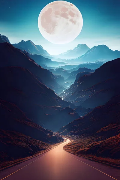 Road full moon Images - Search Images on Everypixel