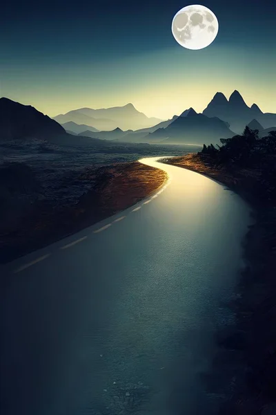 Road full moon Images - Search Images on Everypixel