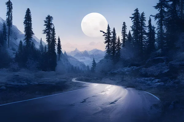 Road full moon Images - Search Images on Everypixel