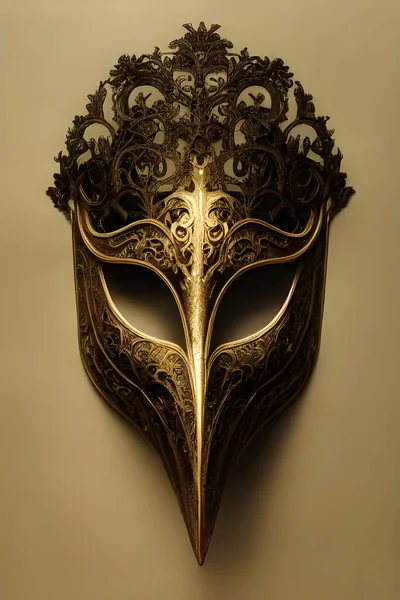 Intricate Masquerade Mask Template
