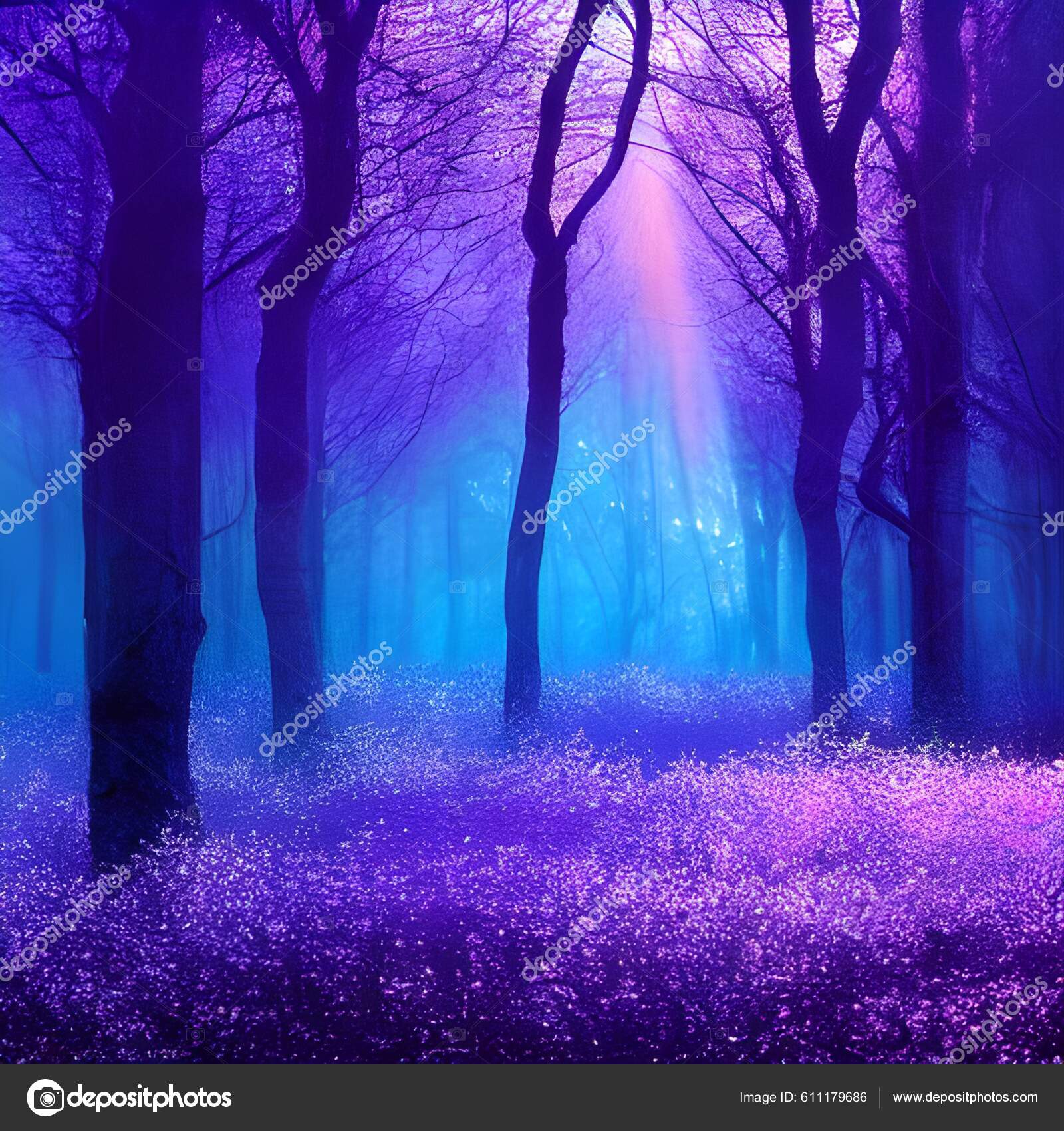 Purple Magical Background