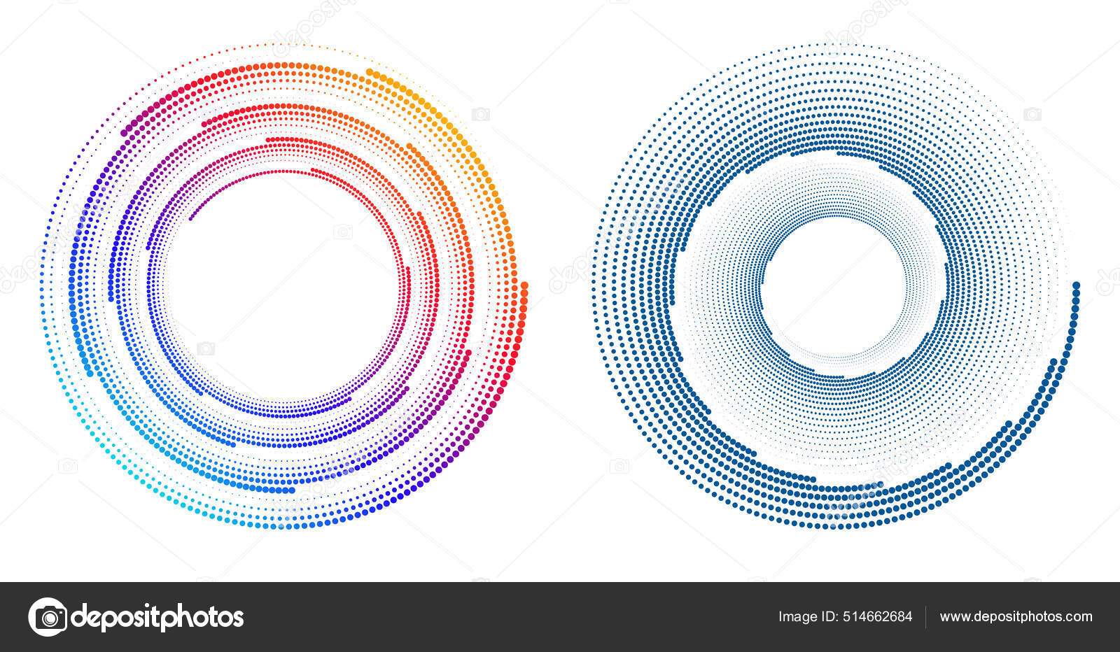 Purple Circle With White Waves Logo