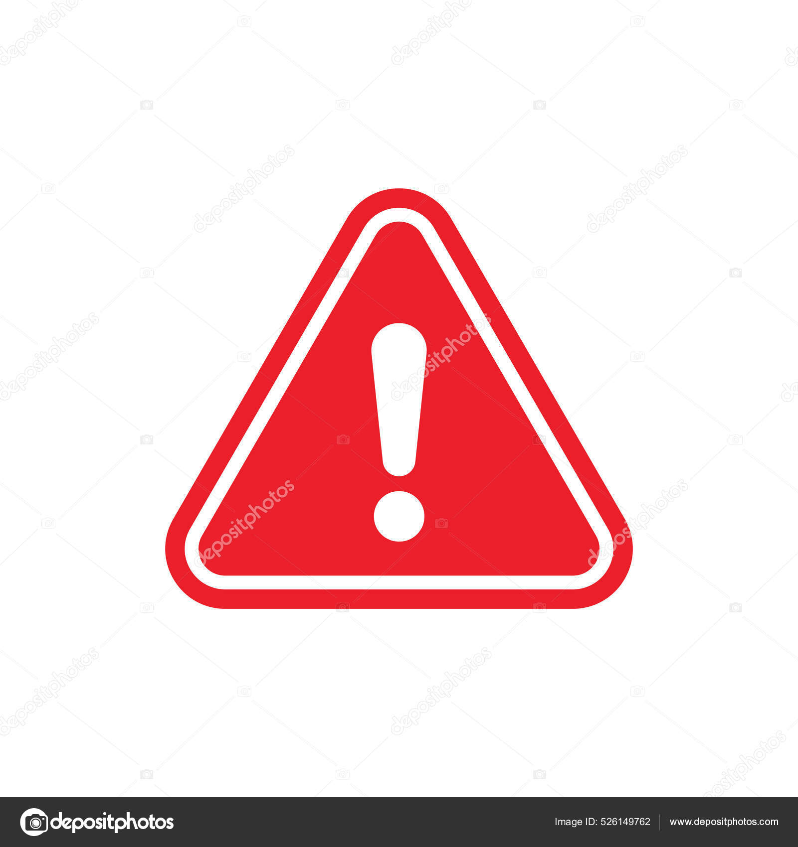 Attention Sign Icon Warning Icon Stock Vector by ©4zeva 526149762