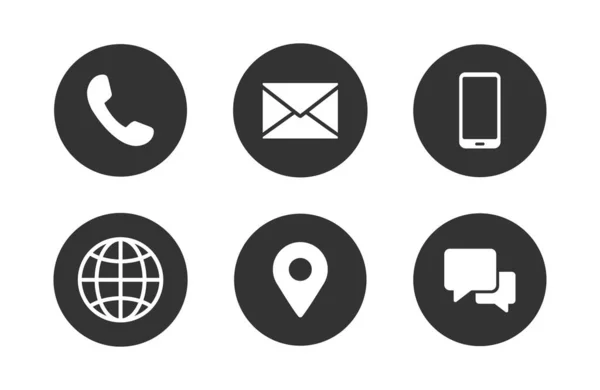 Contact info icons Stock Photos, Royalty Free Contact info icons Images ...