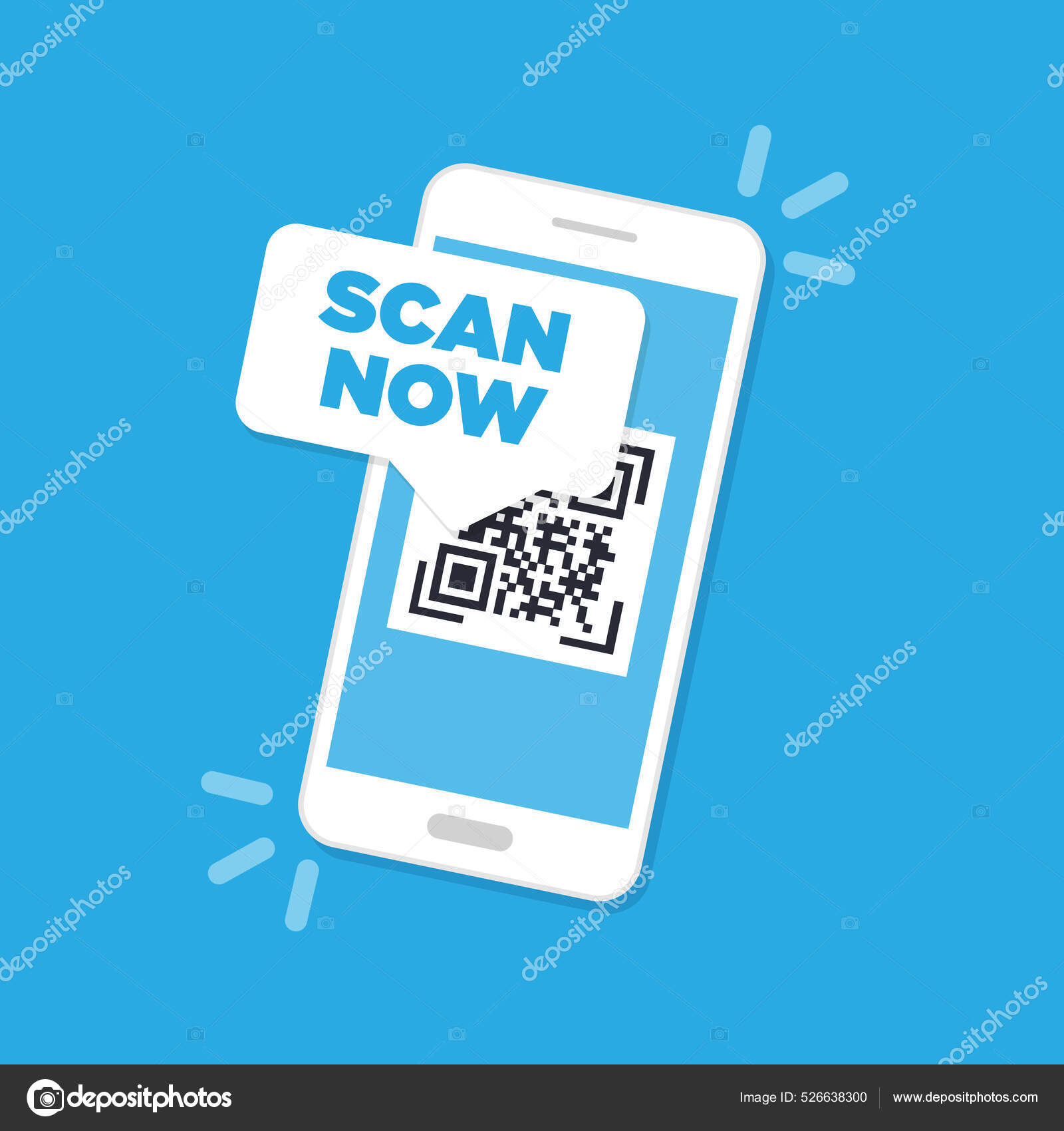 Scan Code Flat Icon Phone Barcode Vector Illustration Stock Vector by ... Scan Code Flat Icon Phone Barcode Vector Illustration Stock Vector by ...