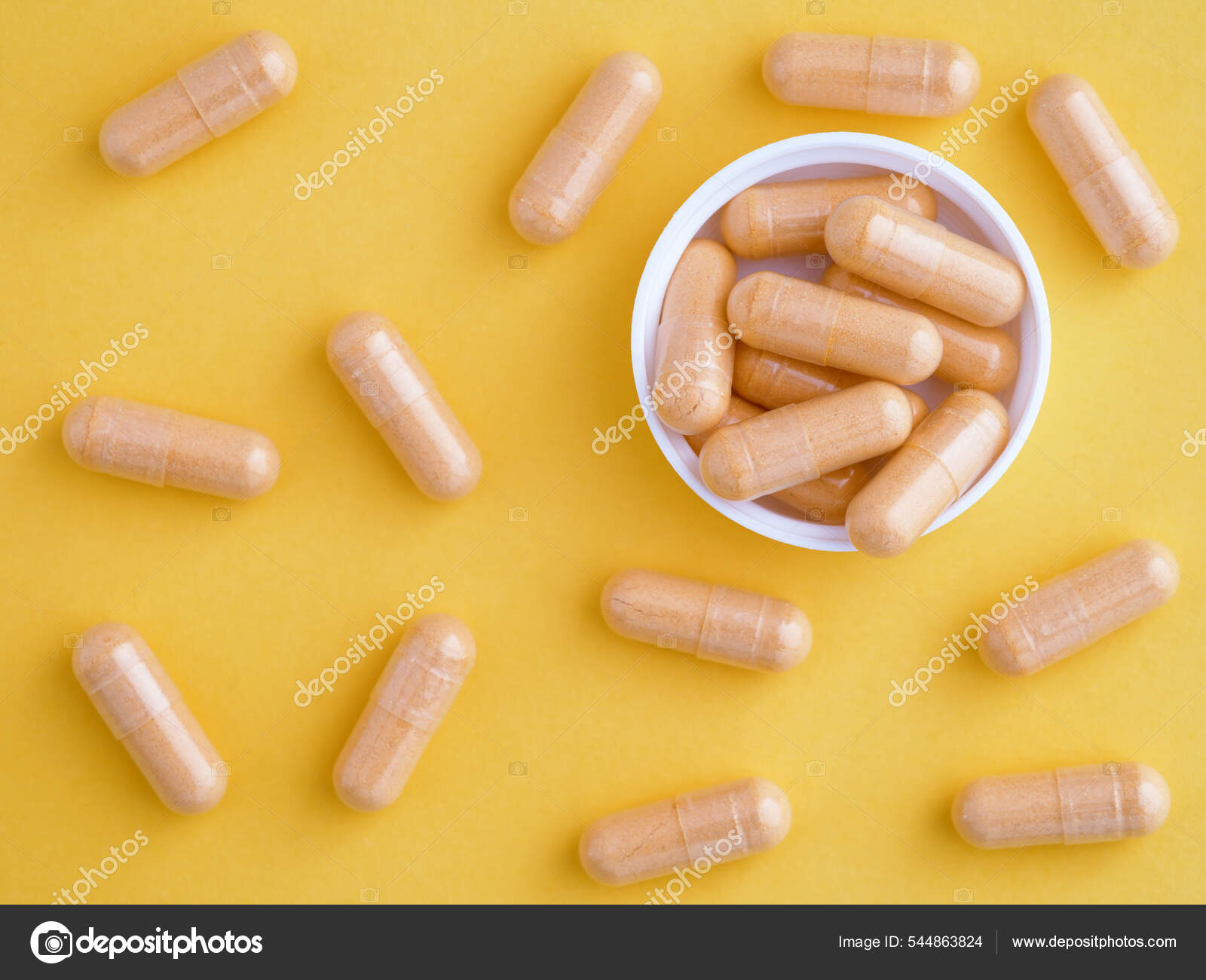 Vitamin Complex Capsules Cap Other Vitamin Complex Capsules Them Close ...